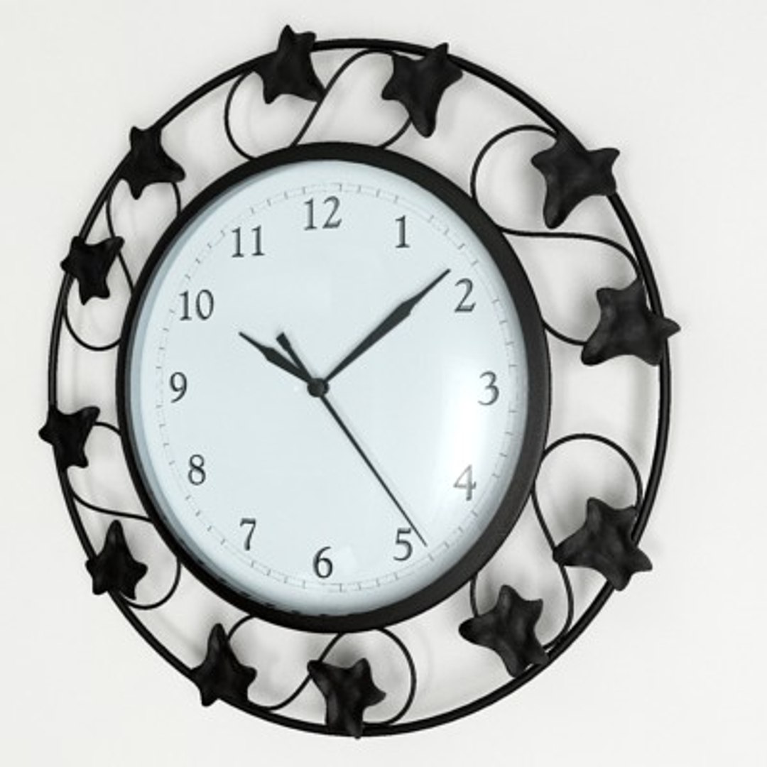 Wall Clock Scale - 3d Max
