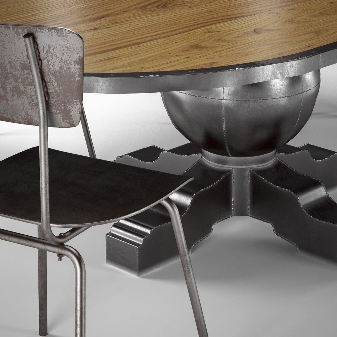 enzo industrial loft pine 3d model