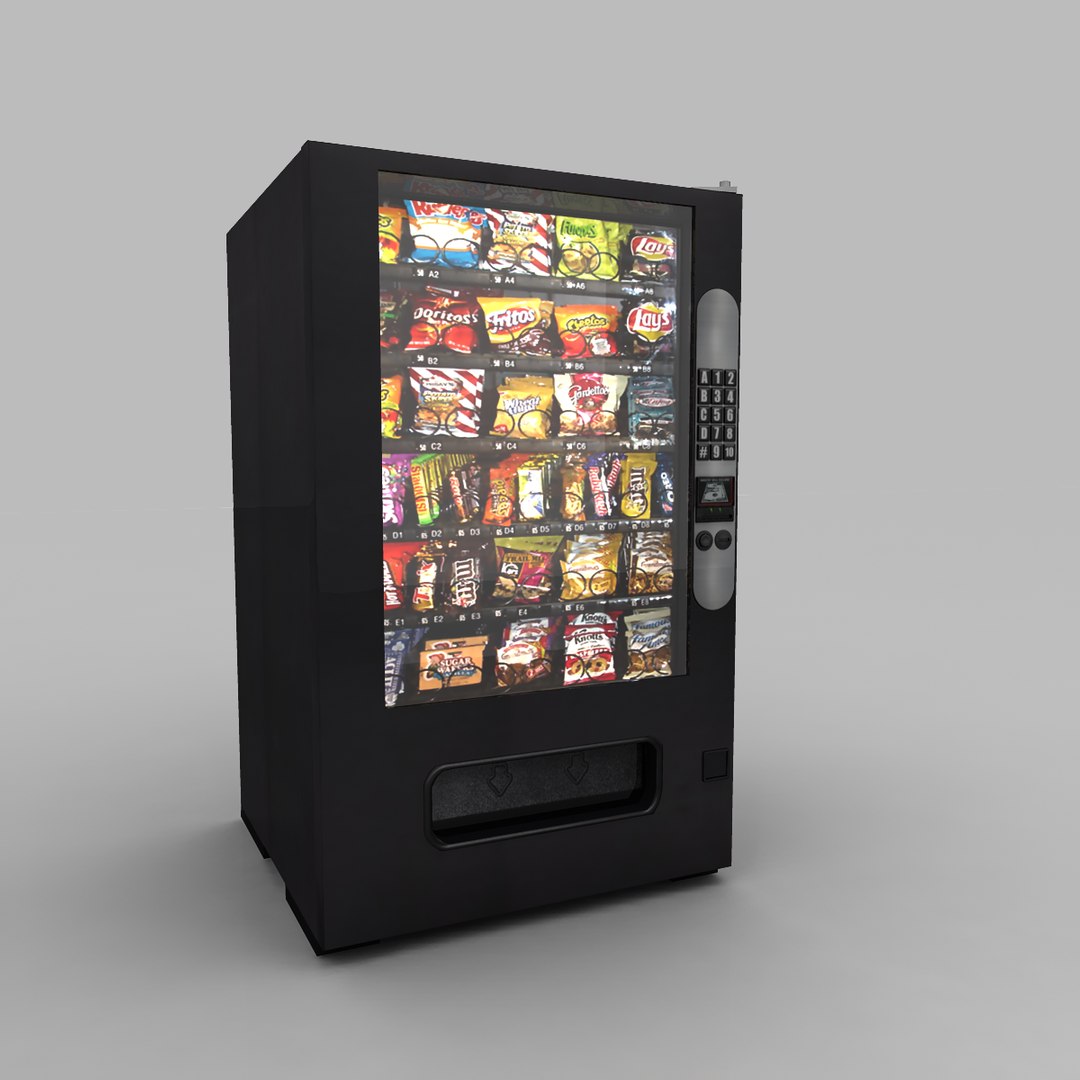 Vending Machine 3d Obj