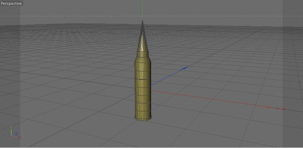 3d bullet chain gun model