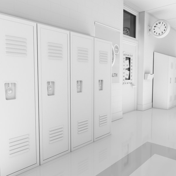 Free 3D School-Hallway Models | TurboSquid