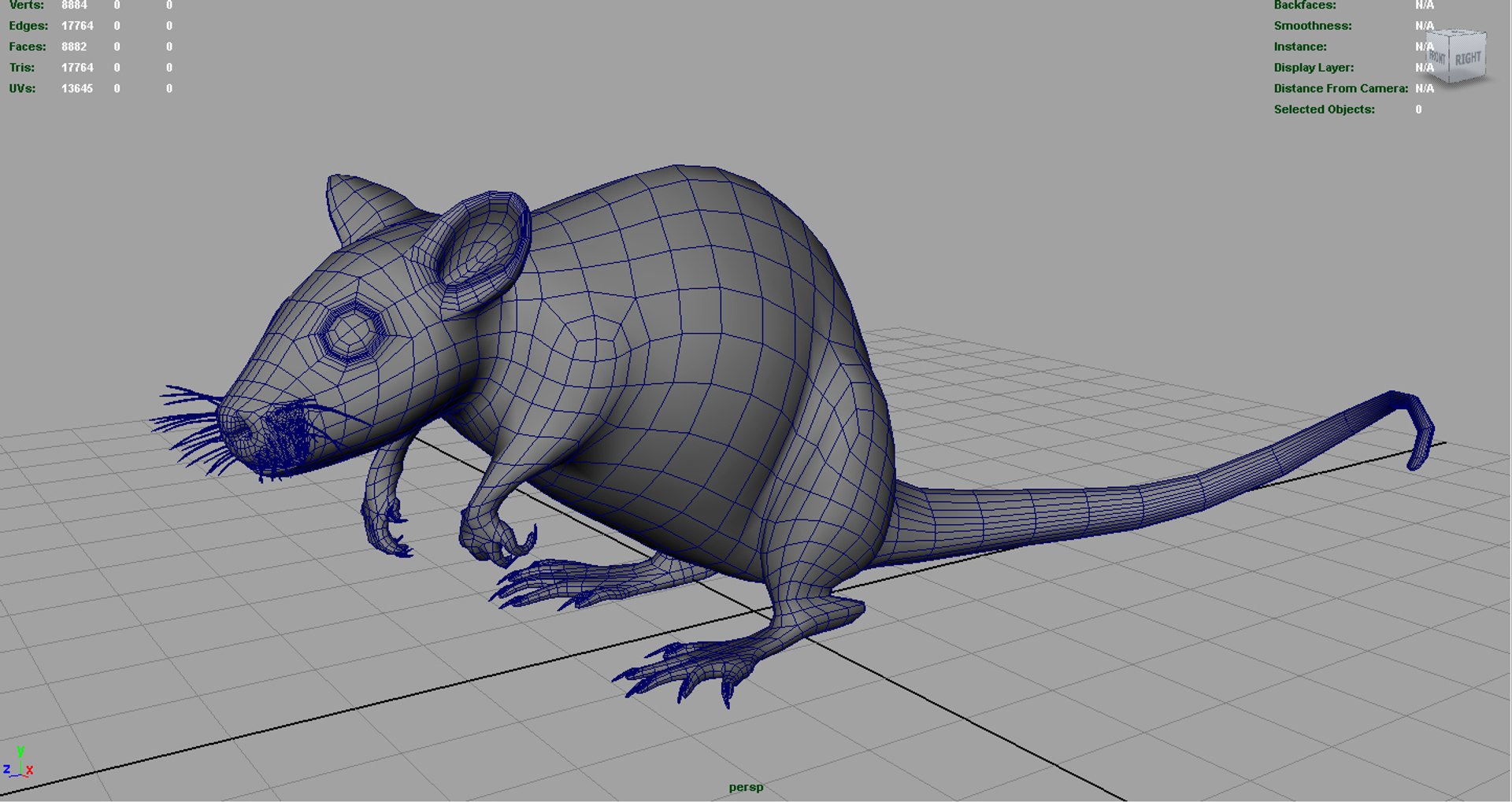 3D radiactive rat - TurboSquid 1302692