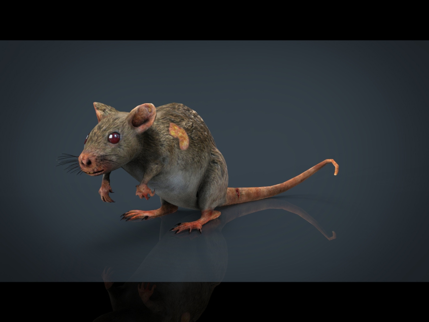 3D radiactive rat - TurboSquid 1302692