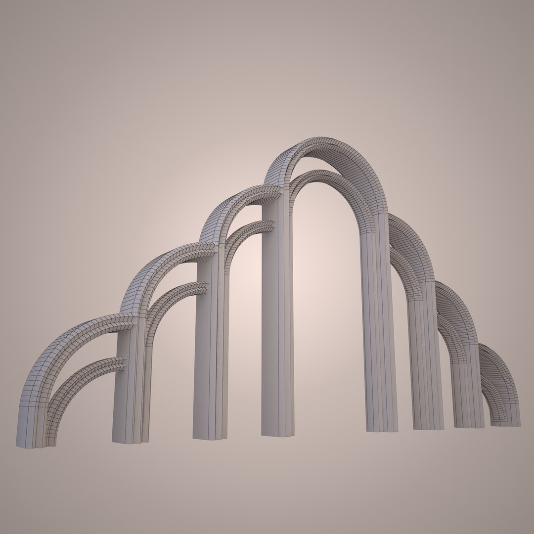 3d Graceful Arch Model