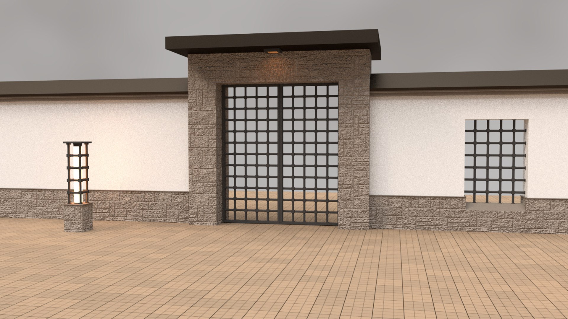 3d Modular Walls Gates