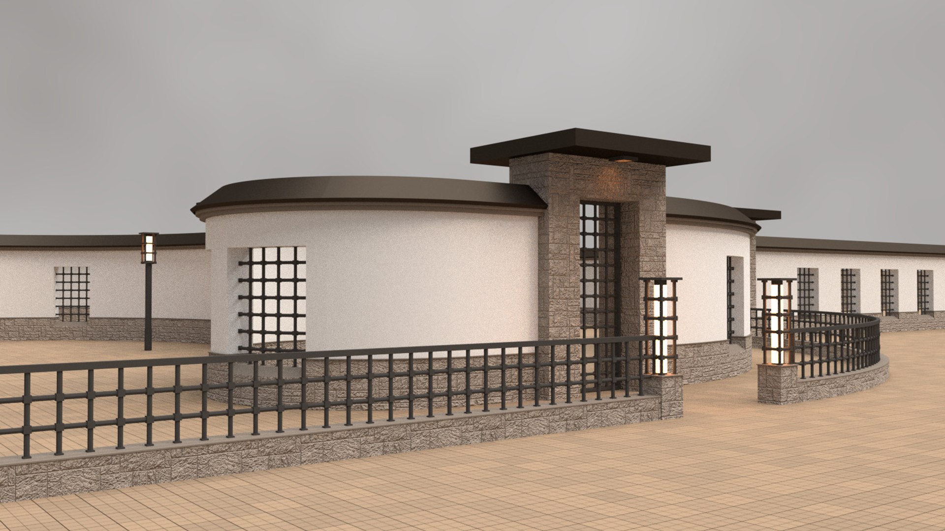 3d Modular Walls Gates
