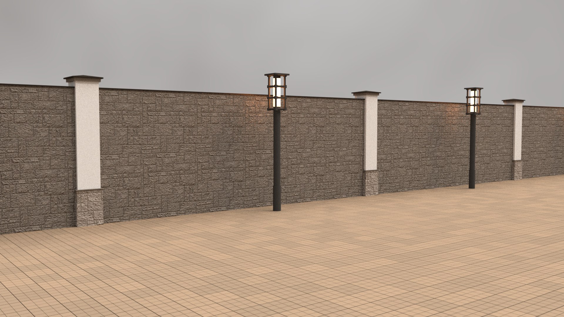 3d Modular Walls Gates