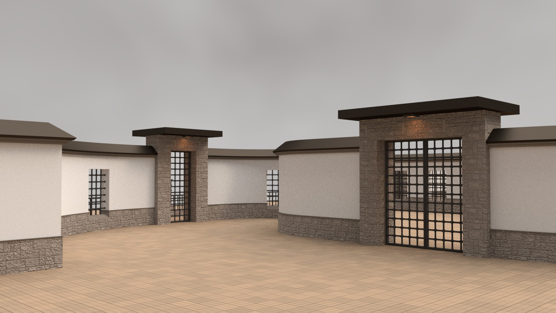 3d Modular Walls Gates