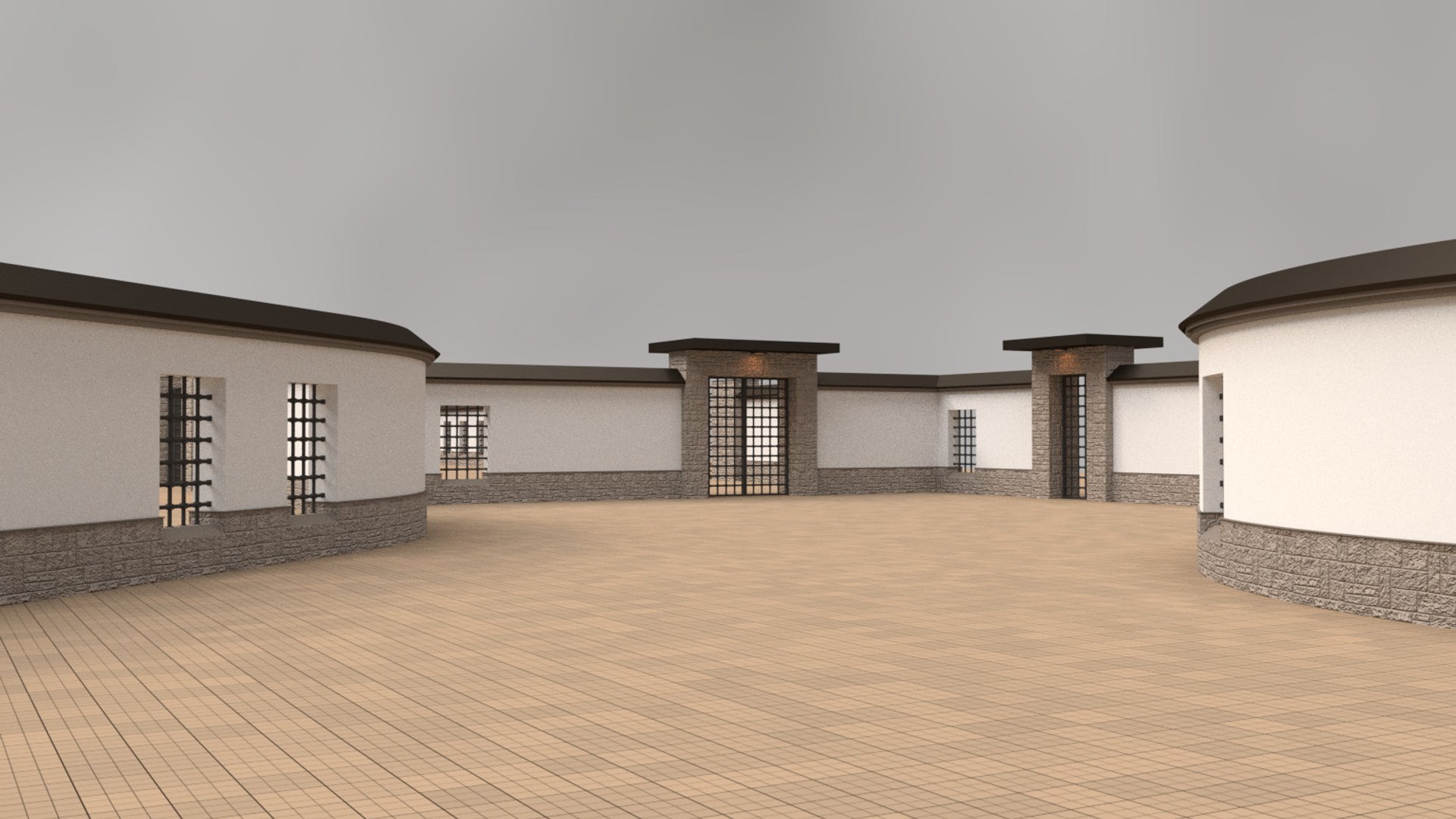 3d modular walls gates