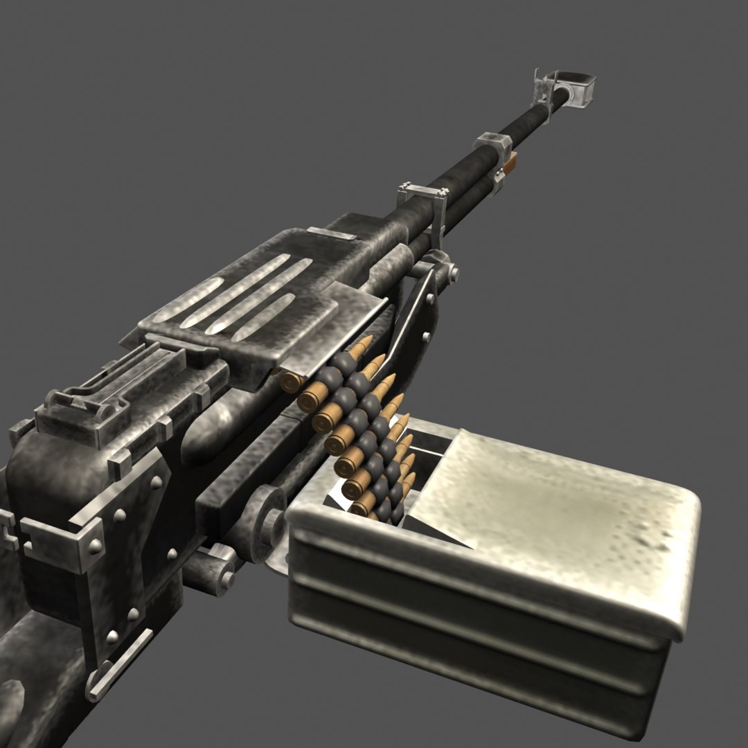 Free 3D Kord Machine Gun Model - TurboSquid 1365220