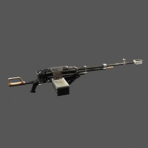 Free 3D Machine-Gun Models | TurboSquid