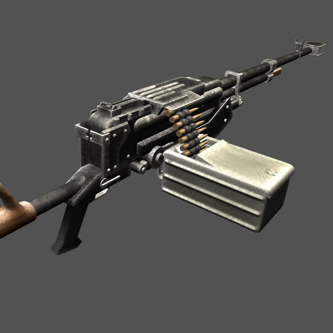 Free 3D Kord Machine Gun Model - TurboSquid 1365220