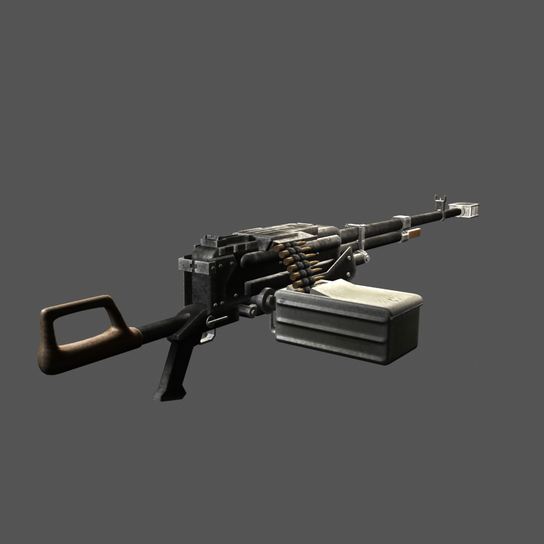 Free 3D kord machine gun model - TurboSquid 1365220