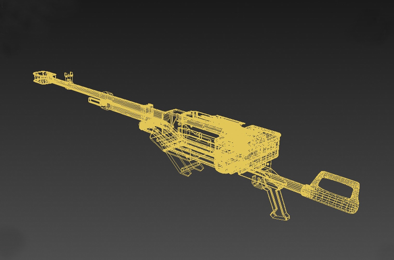 Free 3D Kord Machine Gun Model - TurboSquid 1365220