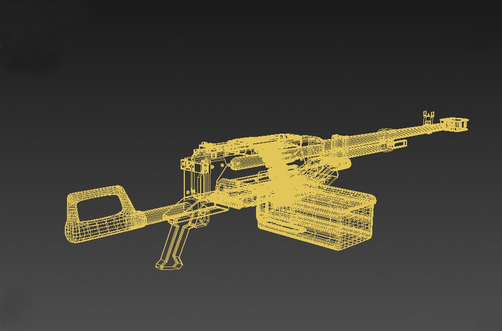 Free 3D Kord Machine Gun Model - TurboSquid 1365220