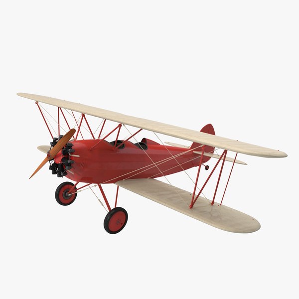 ww1 biplane 3d model