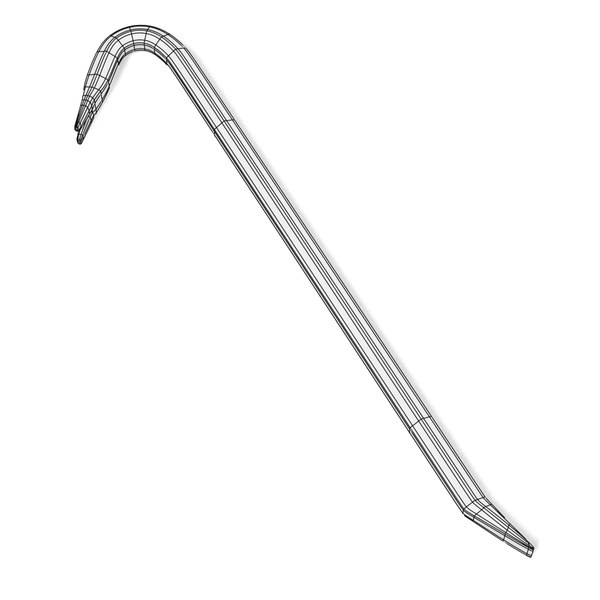 3d crowbar bar model