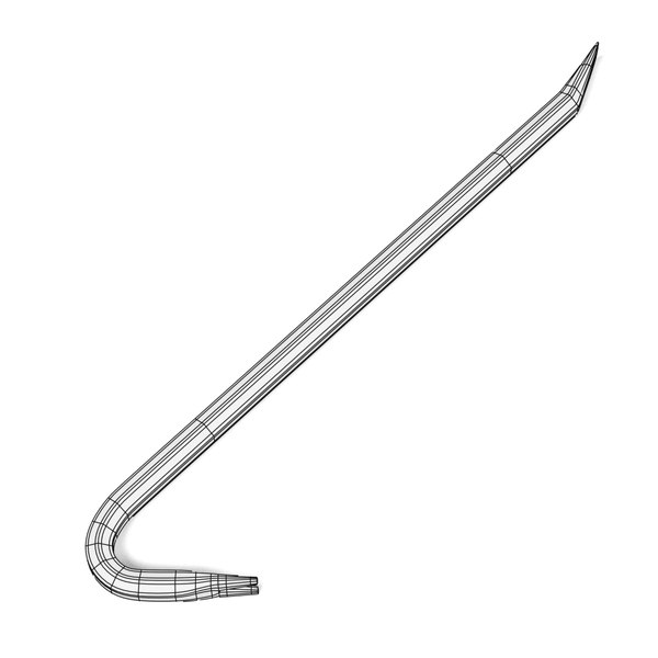 3d crowbar bar model