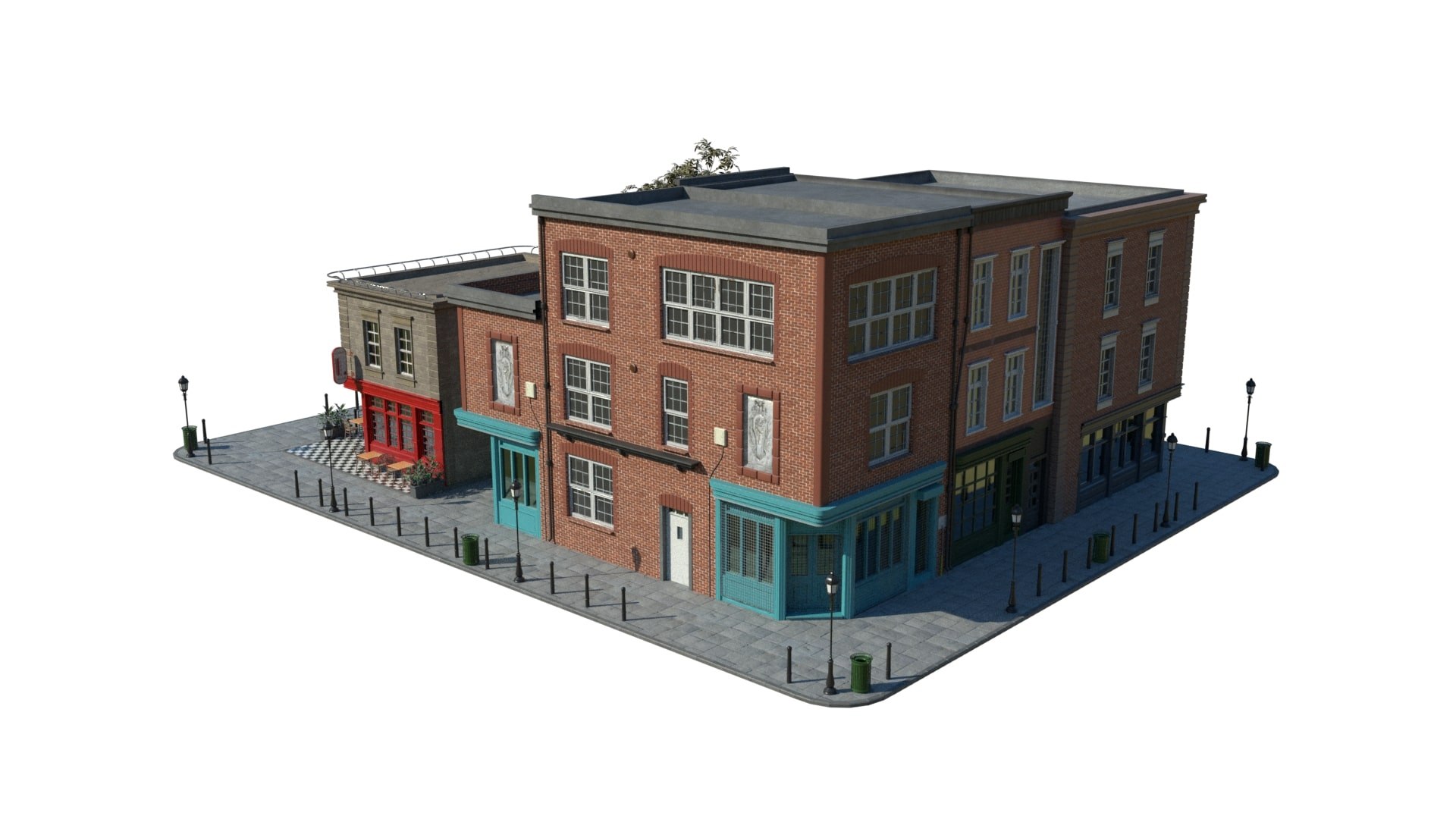 City Block Model - TurboSquid 1809283