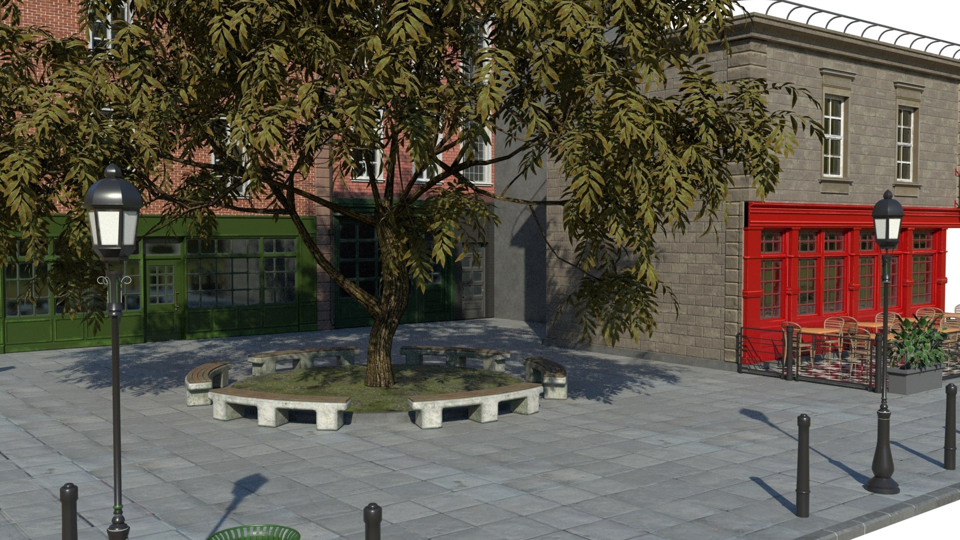 City Block Model - TurboSquid 1809283