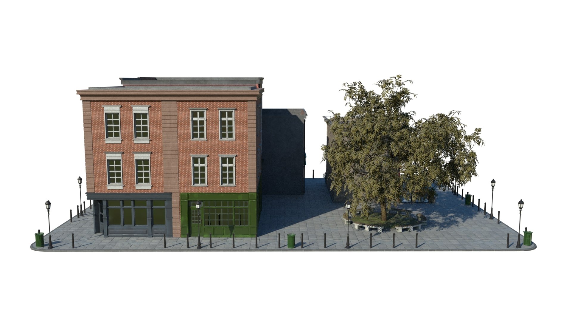 City Block Model - TurboSquid 1809283