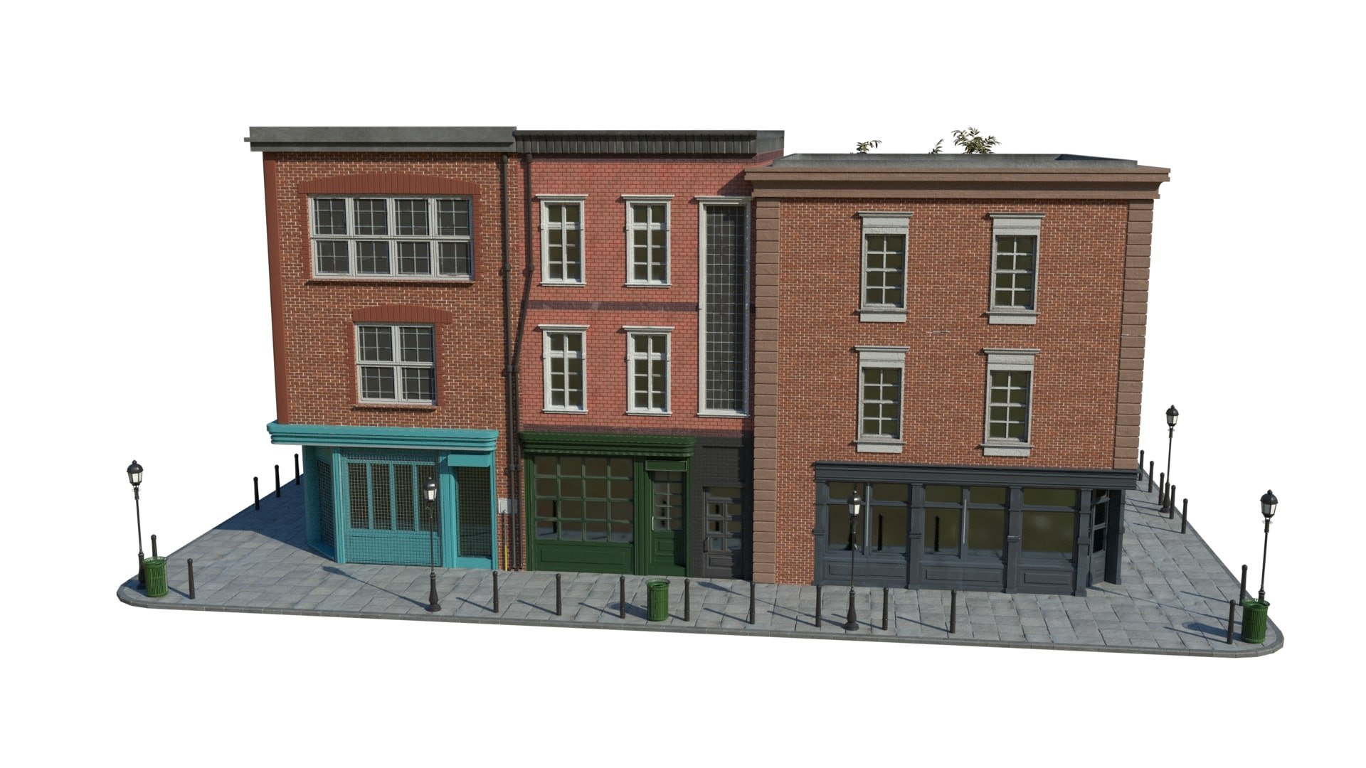 City Block Model - TurboSquid 1809283