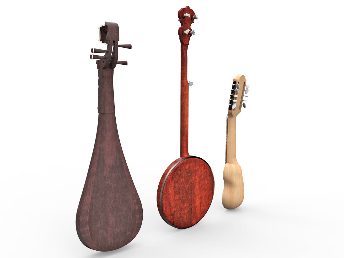 3D Musical Instruments 3 Model - TurboSquid 1617494