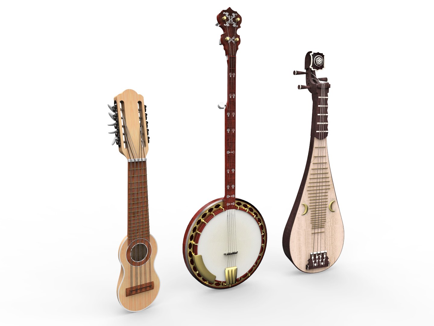 3D Musical Instruments 3 Model - TurboSquid 1617494