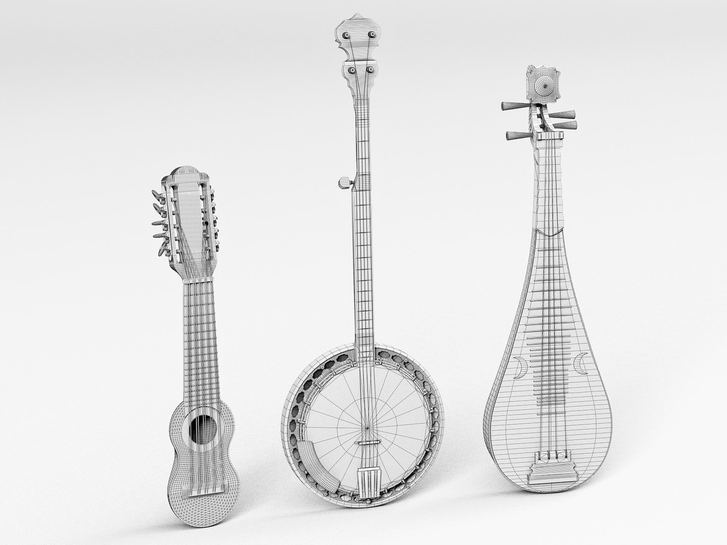3D Musical Instruments 3 Model - TurboSquid 1617494