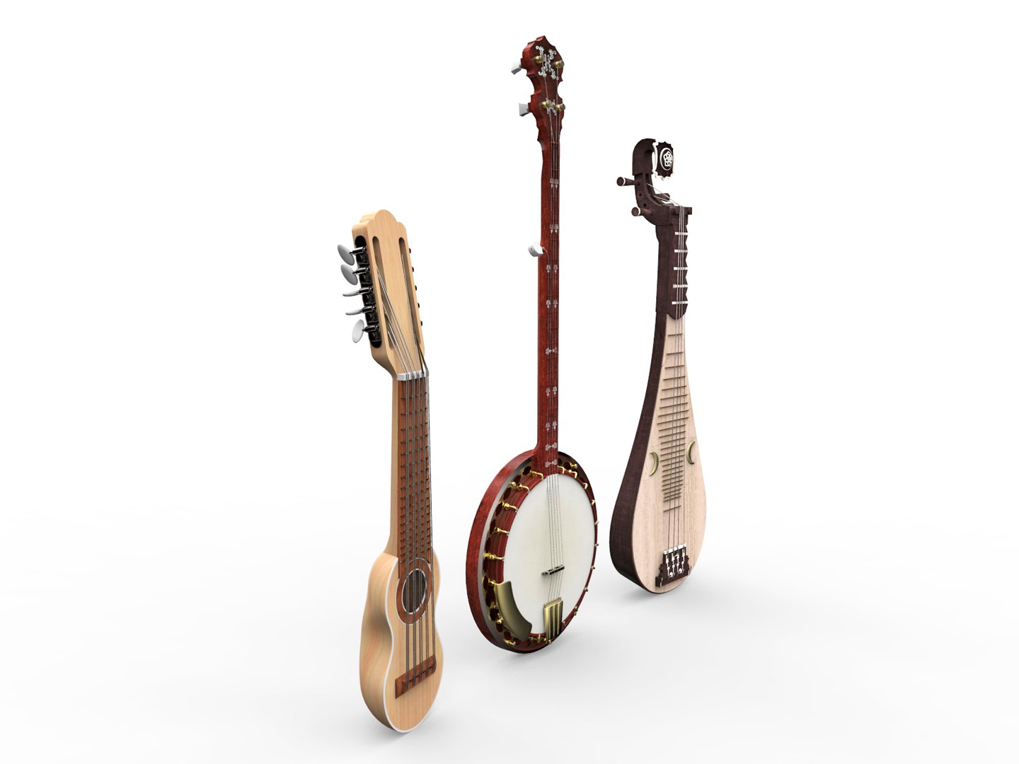 3D Musical Instruments 3 Model - TurboSquid 1617494