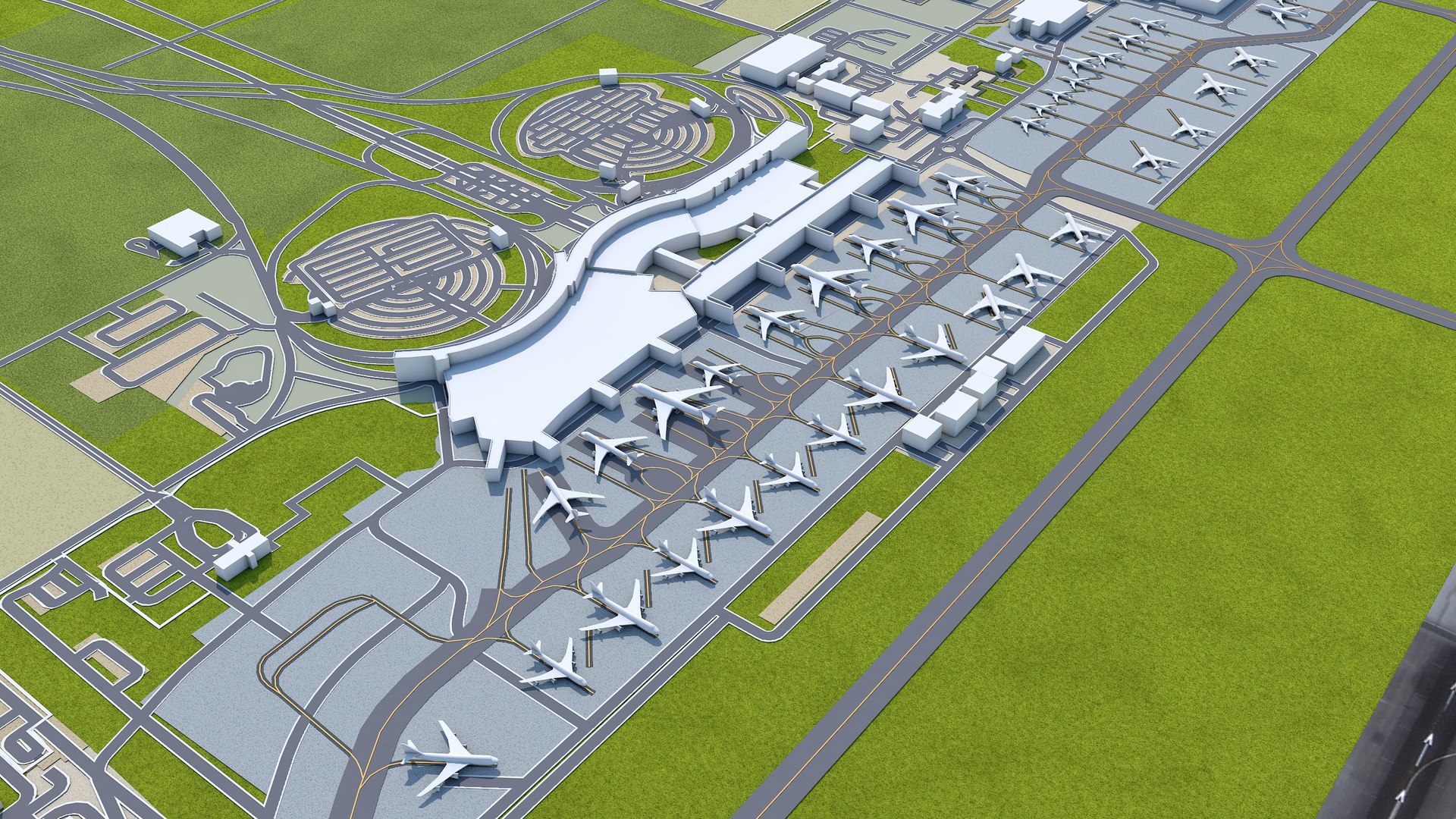 3D Casablanca Mohammed V Airport - TurboSquid 2013469