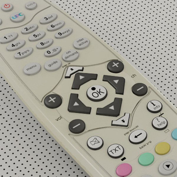 remote control upc 3d model