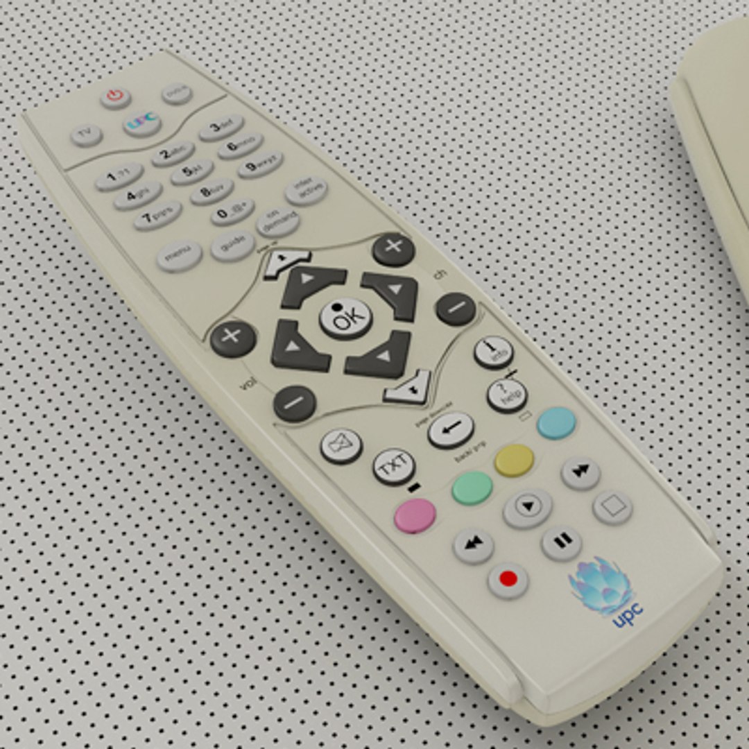 remote control upc 3d model
