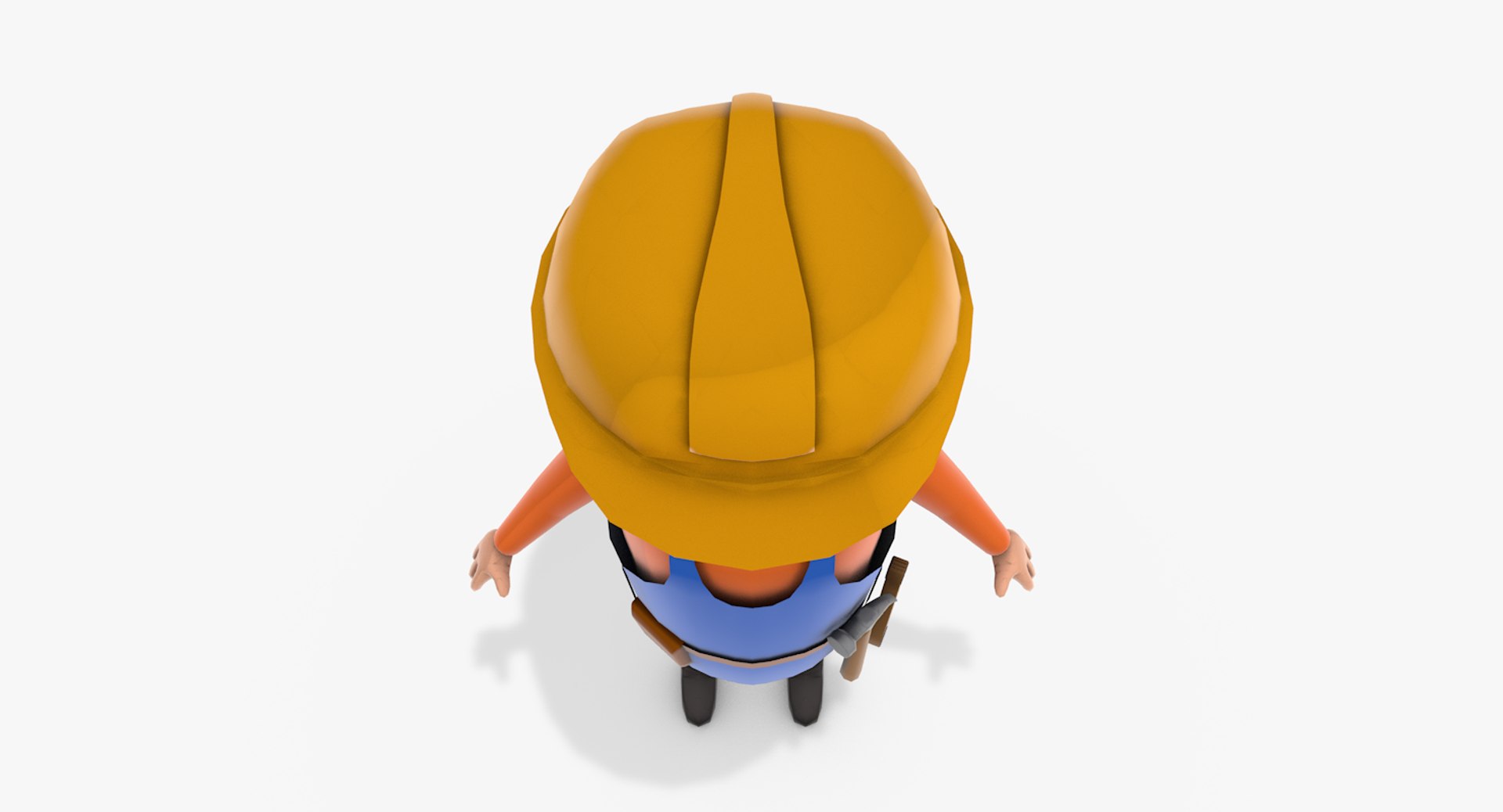 Cartoon builder 3D model - TurboSquid 1153184