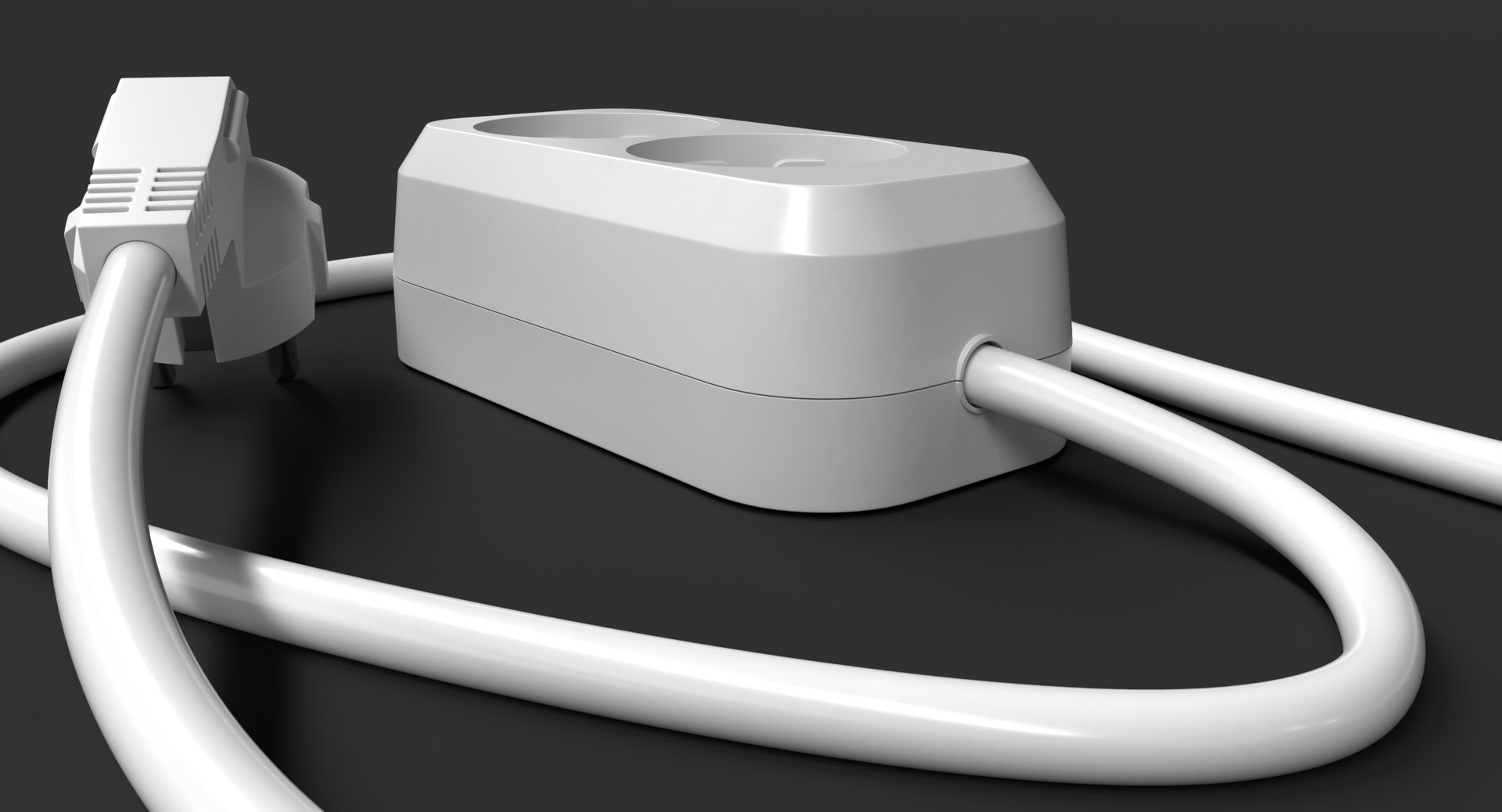 3D Electrical Extension Cord Cee Model - TurboSquid 1306053