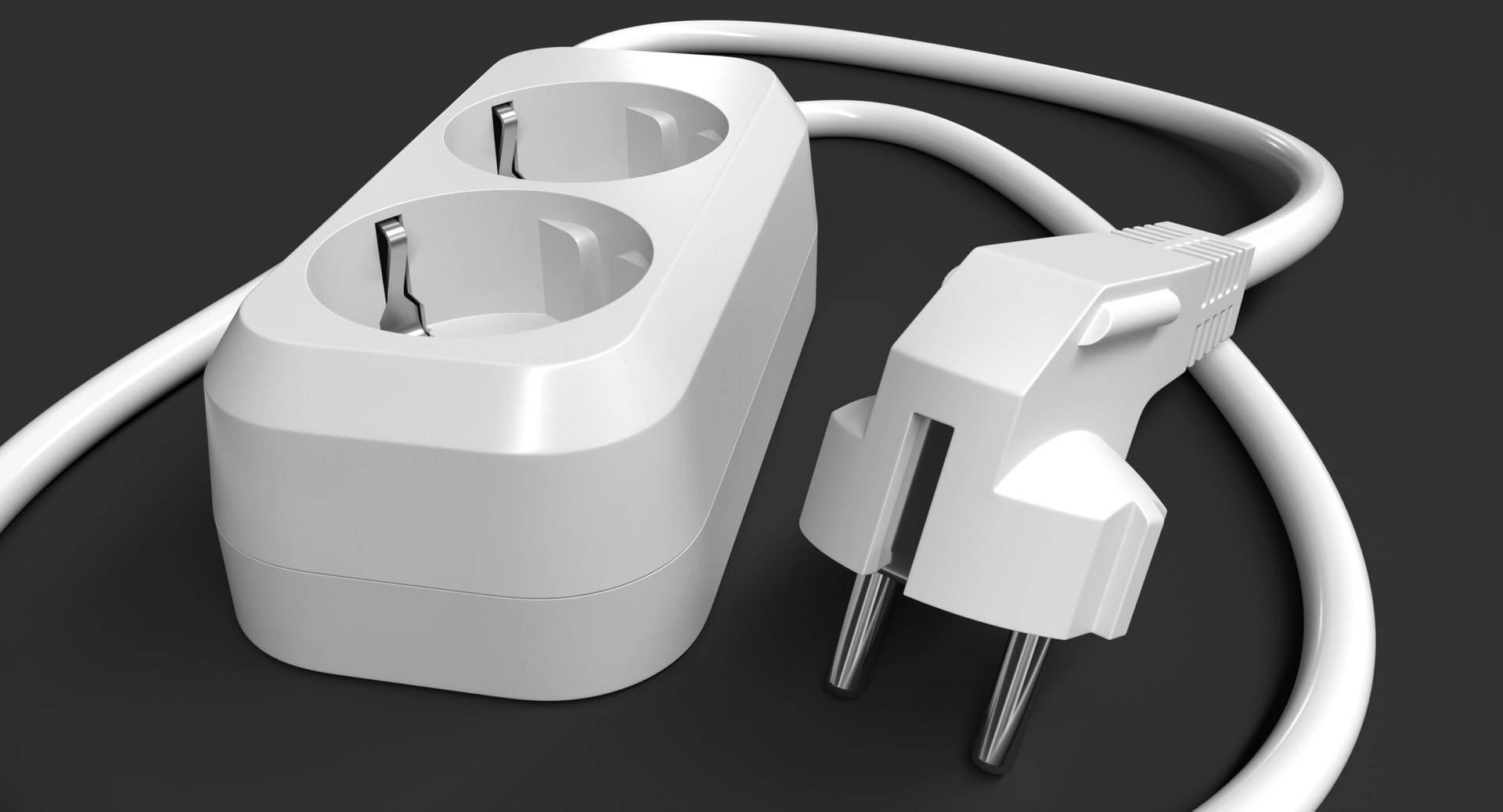 3D Electrical Extension Cord Cee Model - TurboSquid 1306053