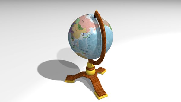 3D model Globe - Globus Cubus Flatus - TurboSquid 2026009
