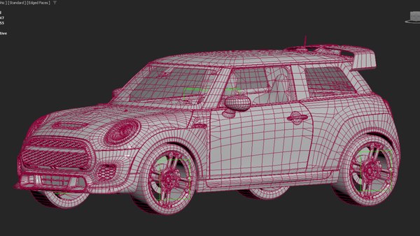 3D model Mini Cooper JCWGP 2020 - TurboSquid 2034505