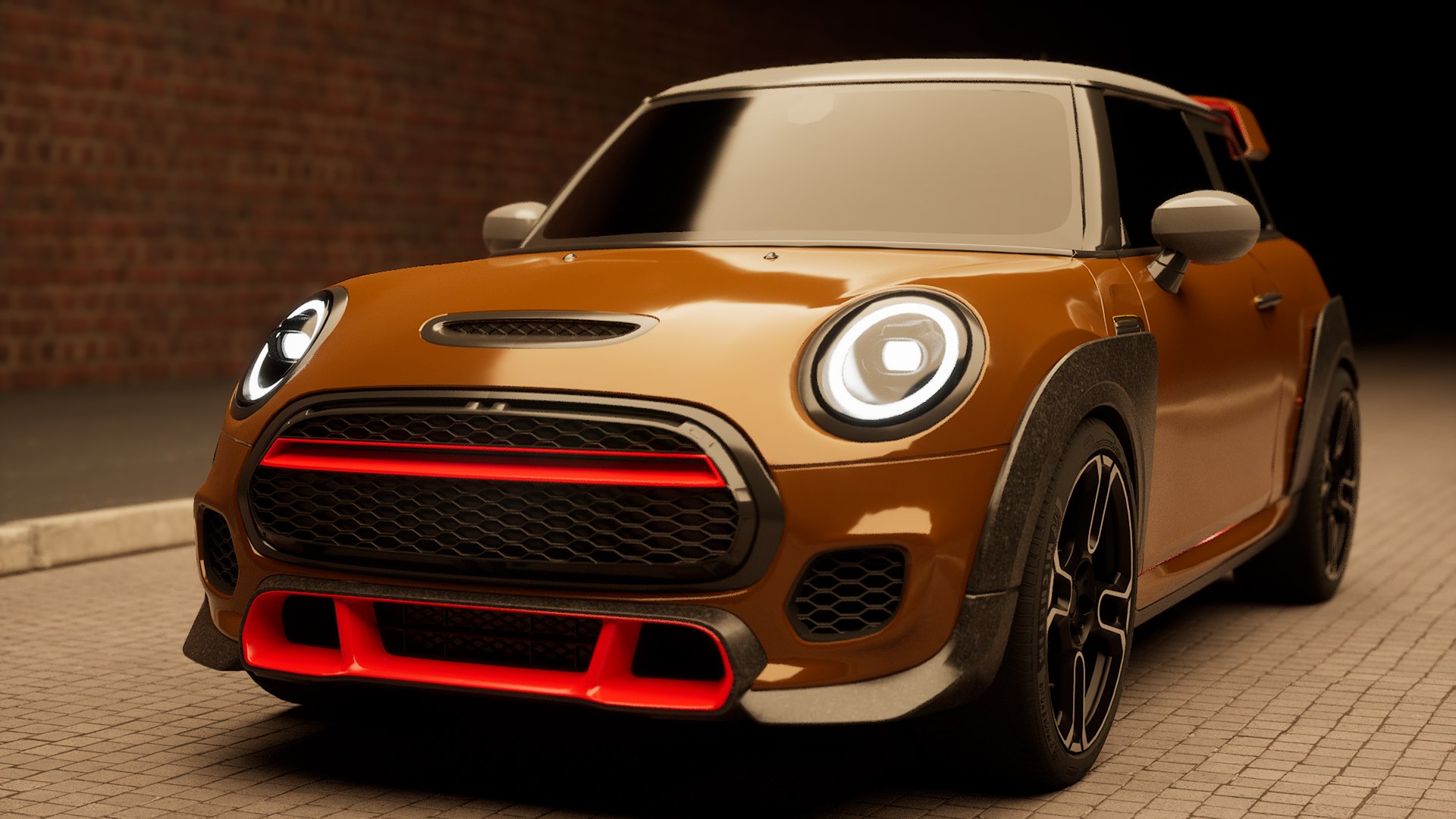 3D model Mini Cooper JCWGP 2020 - TurboSquid 2034505