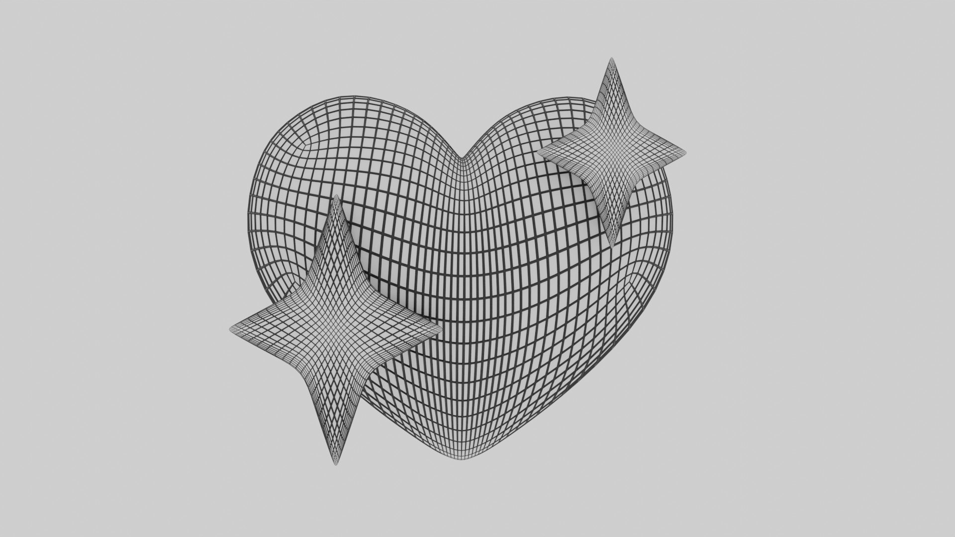 3D Sparkling Heart - TurboSquid 2164921