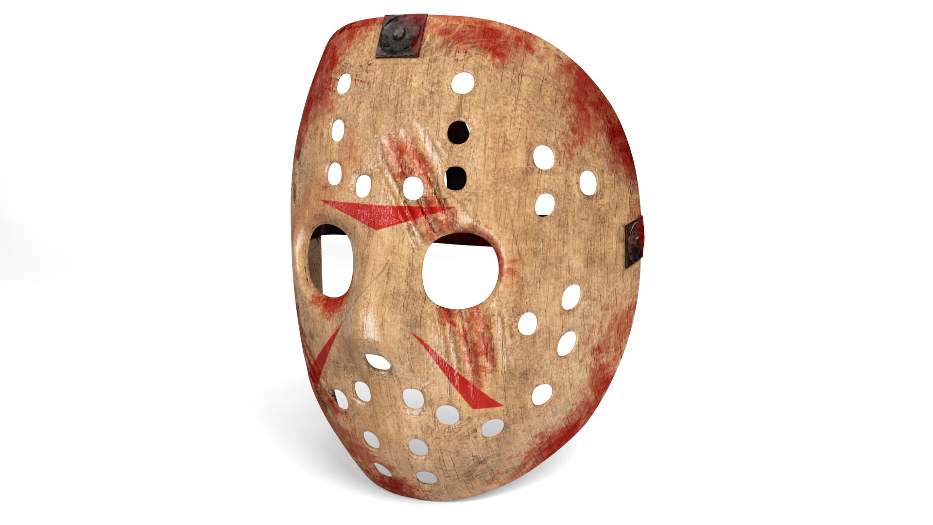 Jason Voorhees Mask - Horror Halloween - Friday 13th Movie 1988 3D ...