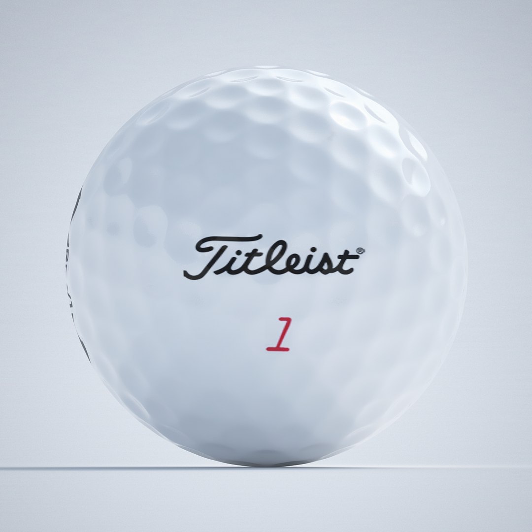 - titleist golf ball 3d mol