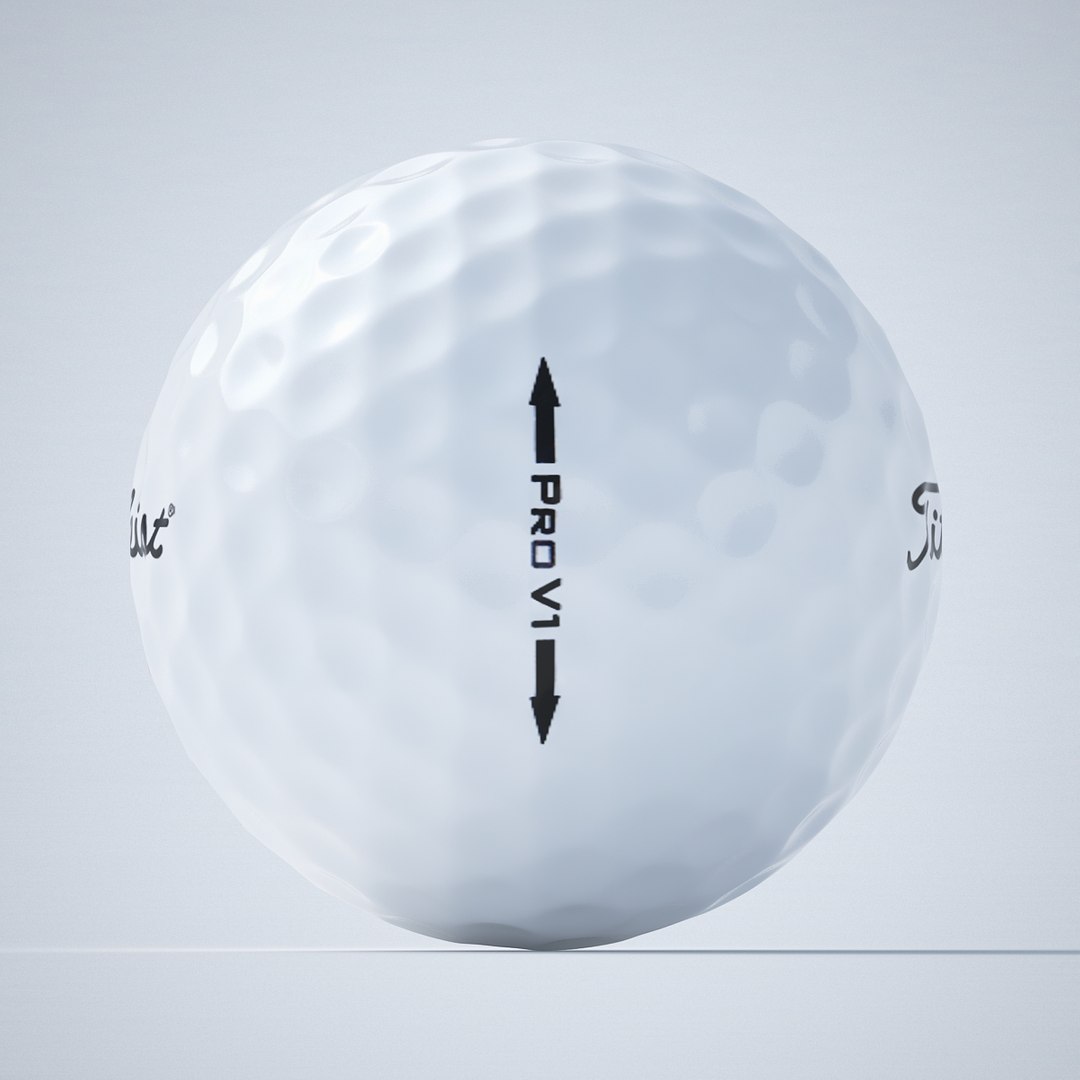 - titleist golf ball 3d mol