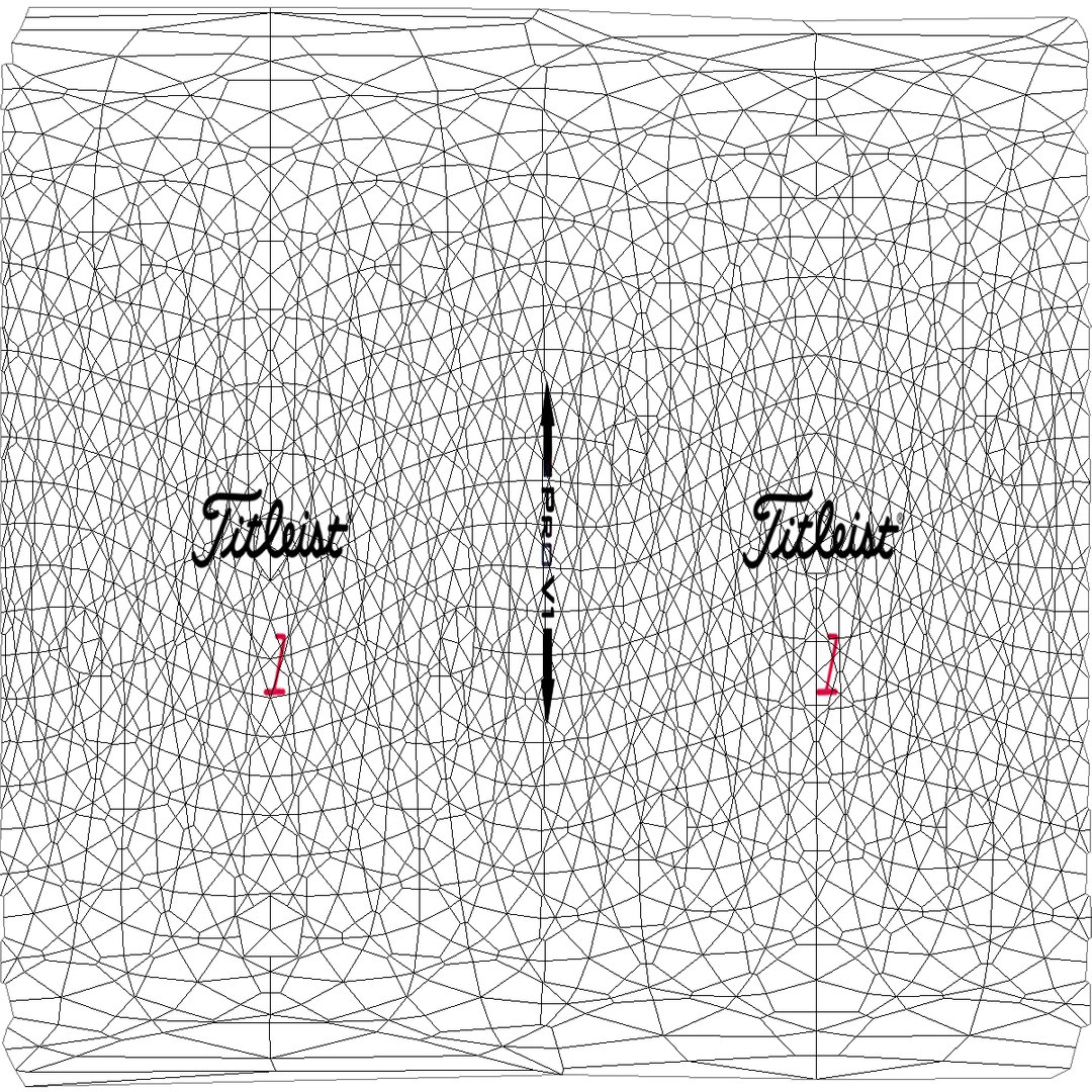- titleist golf ball 3d mol