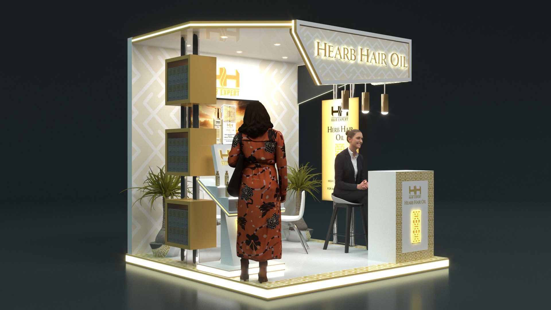 3D Exhibition Stand Stall Model - TurboSquid 2394813