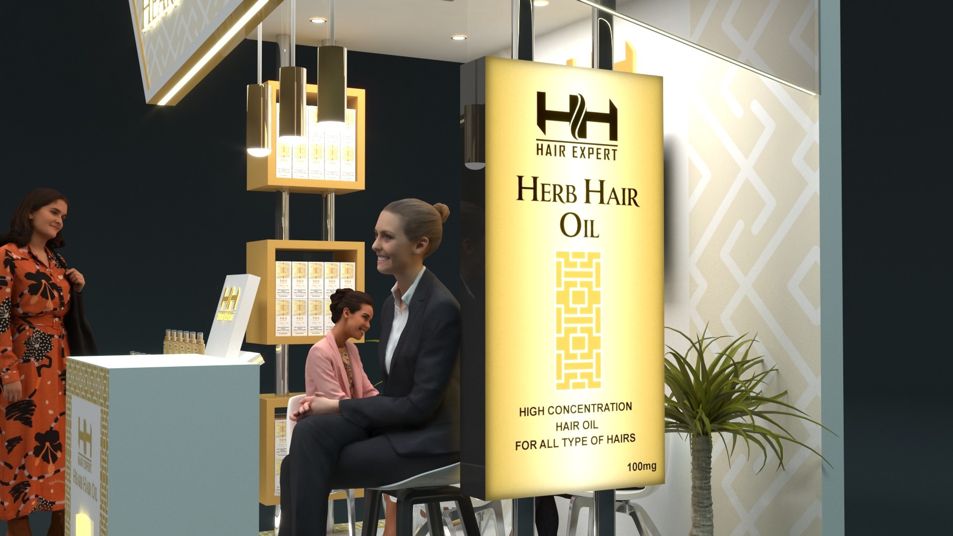 3D Exhibition Stand Stall Model - TurboSquid 2394813