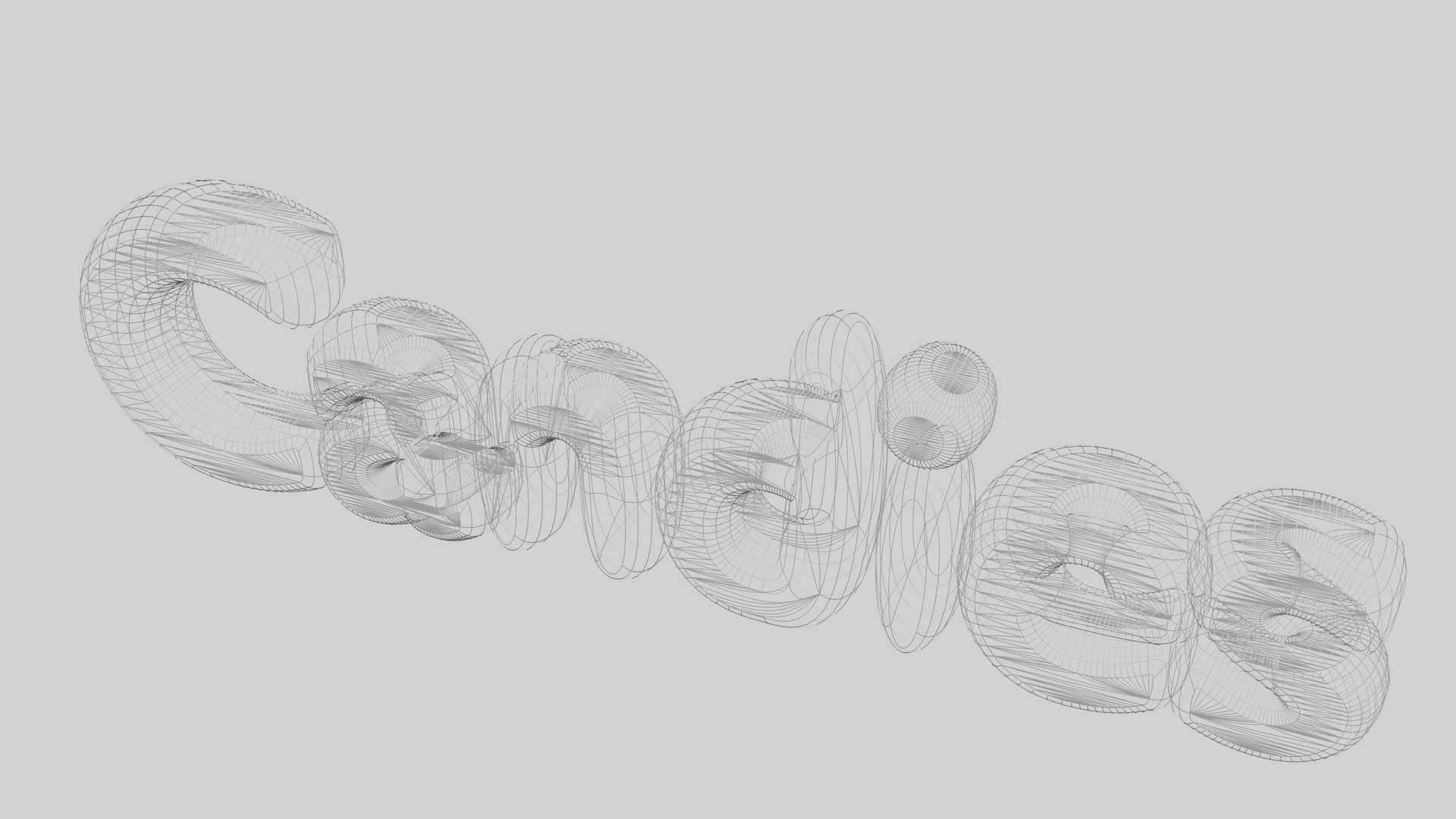 Candies Text 3D Model - TurboSquid 1512927