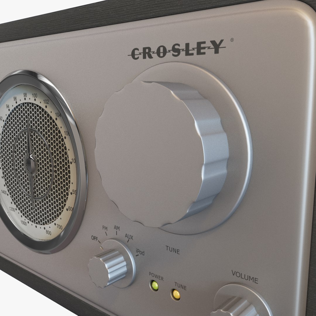 3d crosley radio