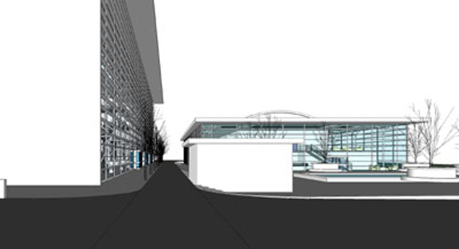 revit multi purpose building 3d model