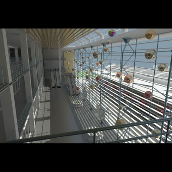 revit multi purpose building 3d model